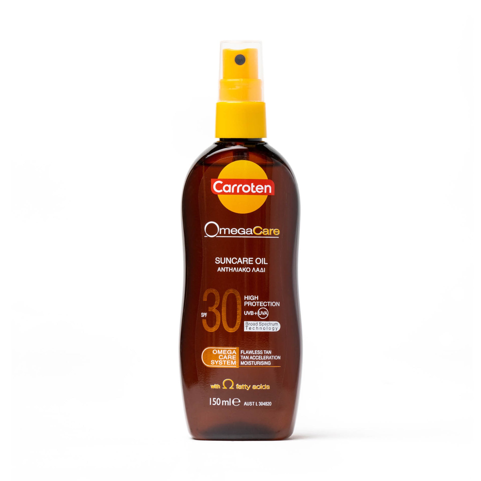 OMEGACARE SPF 30 TANNING OIL – Carroten Australia
